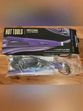 Hot Tools | Hair | Hot Tools Purple Ceramic Tourmaline 38 Salon Flat ...